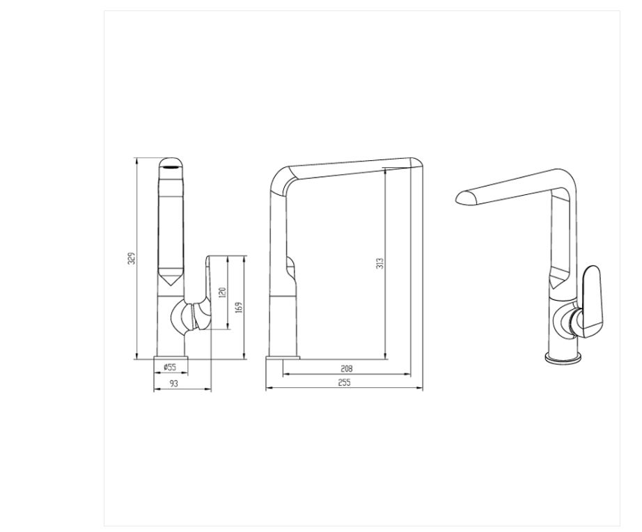 AALTO Single-Lever Sink Mixer 1303RG ( Rose Gold ) / FREE EXPRESS ...