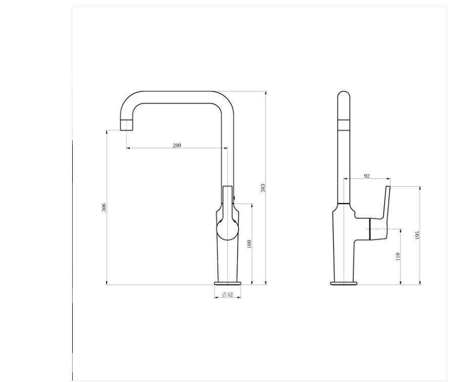 AALTO Single-Lever Kitchen Sink Mixer 2804 (Gun Metal , Matte Gold ...